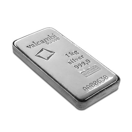 1 kilo Silver Bar - Valcambi - Bullion Trading LLC